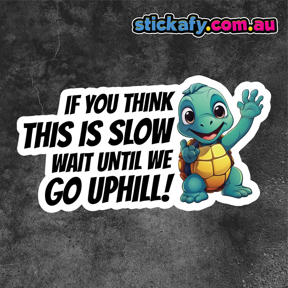 If you think this is Slow Sticker Funny Laptop Car Bumper 4x4 Ute JDM ...