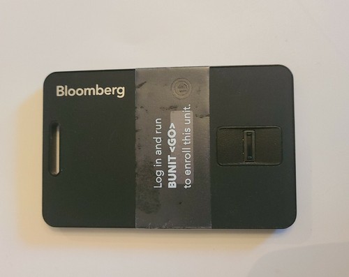 Bloomberg B - UNIT 3 Personal Finger Print Scanner BBG Anywhere (2021 ...