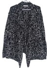 Adyson Parker Chunky Textured Knit Cardigan Sz M Black White Gray ...