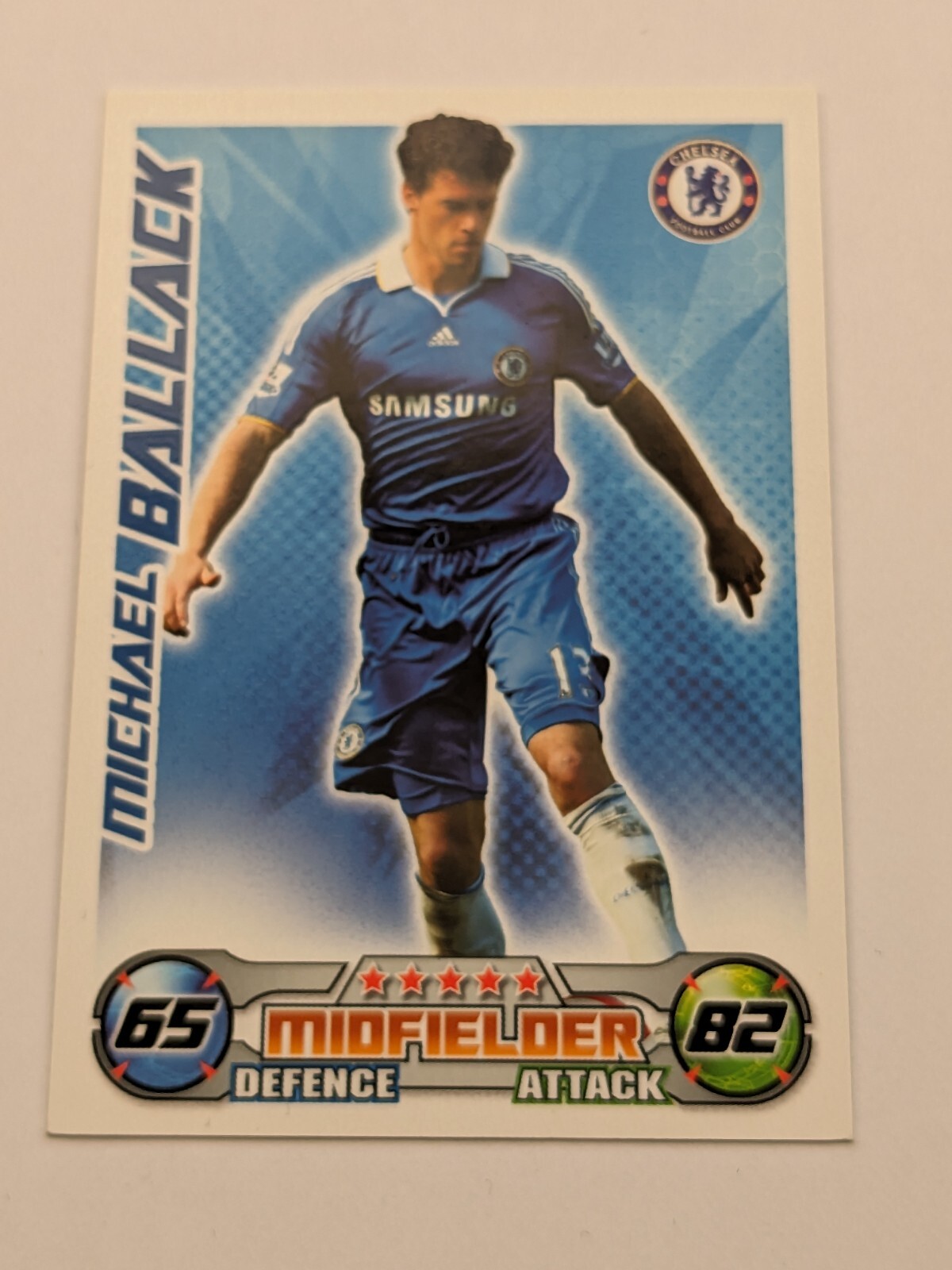 2008-09 Michael Ballack Chelsea Topps Match Attax | eBay