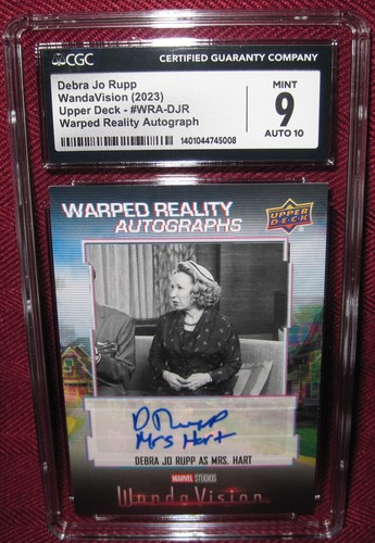 UPPER DECK WANDAVISION AUTOGRAPH #WRA-DJR DEBRA JO RUPP CGC 9 AUTO 10 ...
