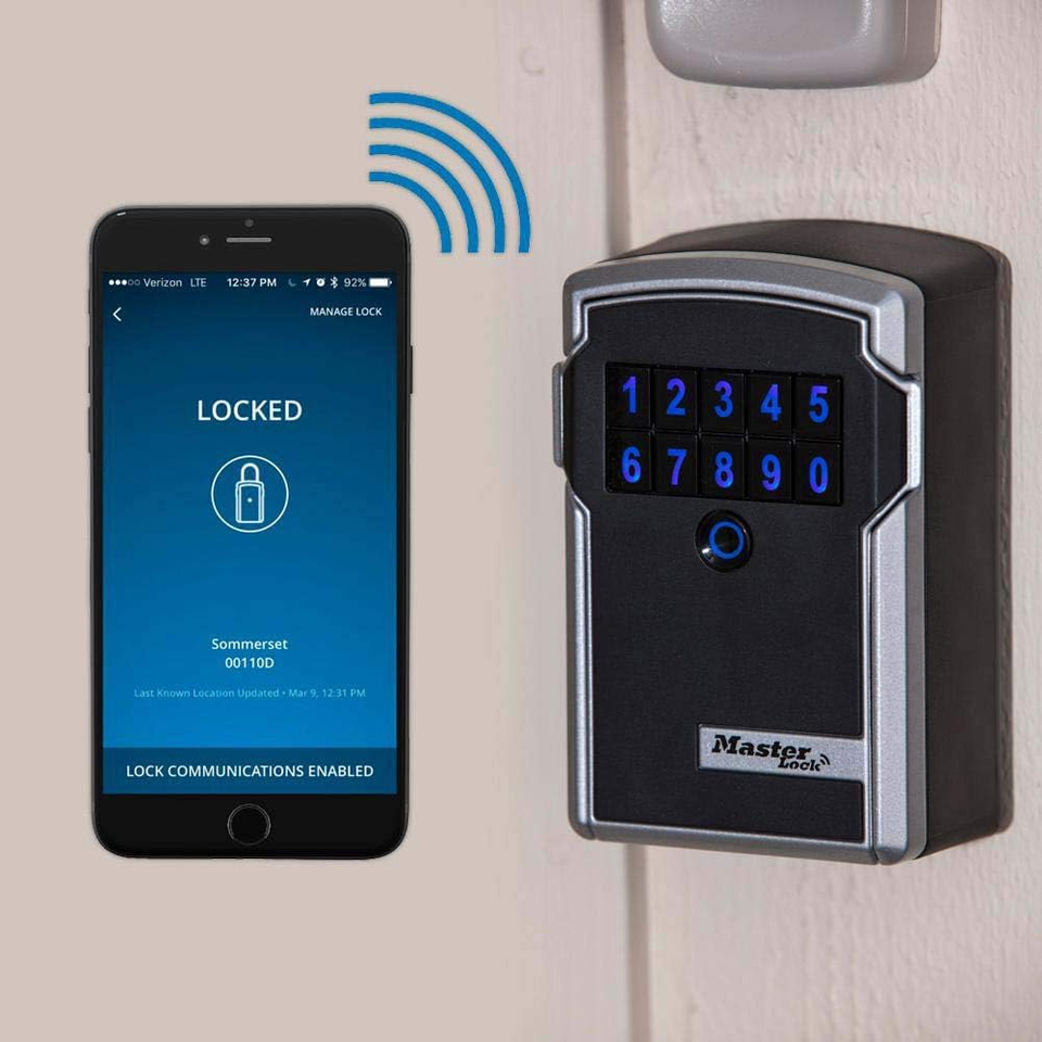 Bluetooth Digital Key Lock Box with App Control and Shareable Codes | eBay