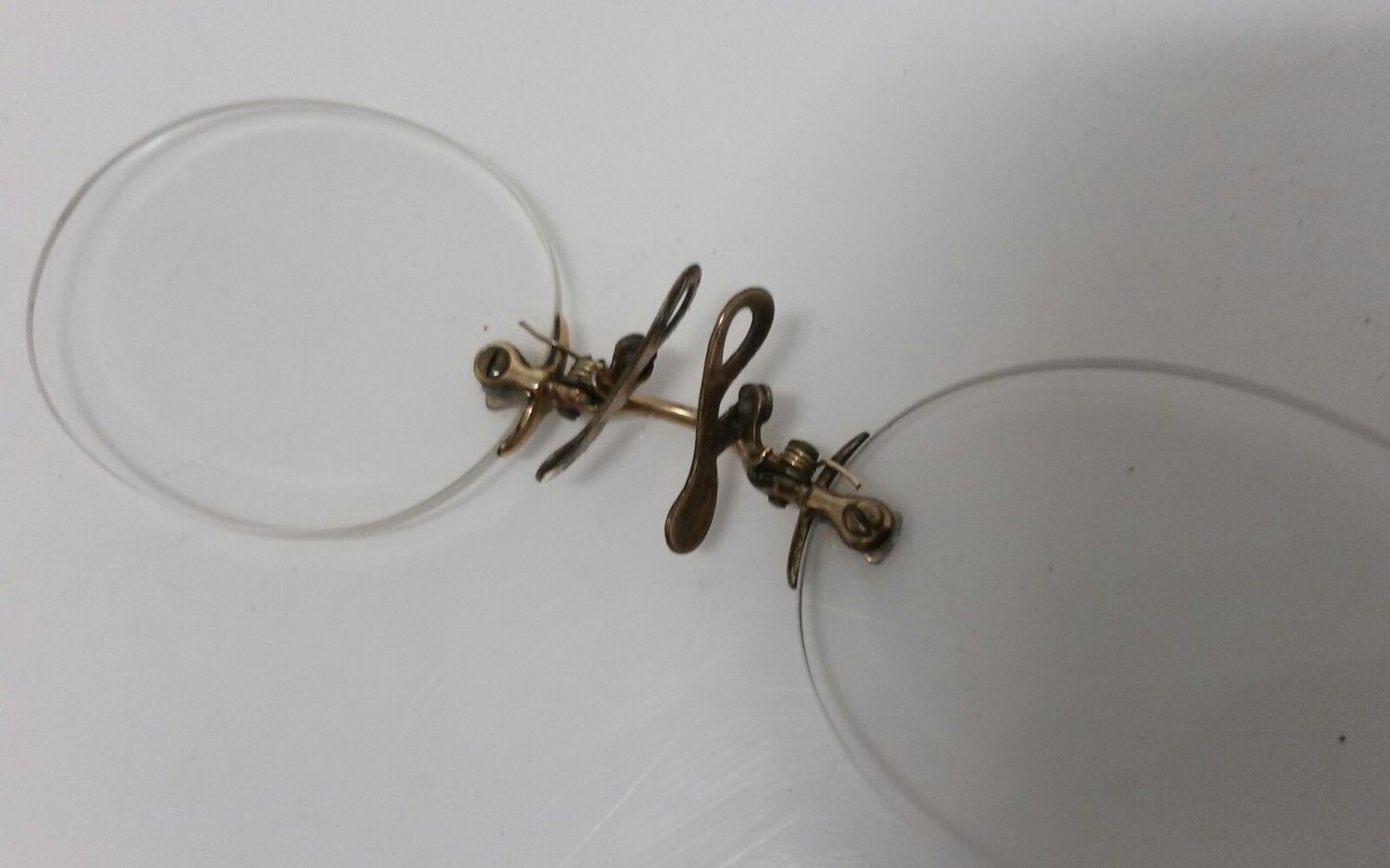 Antique Pince Nez Pinch Nose Spectacles No Frame Glas… - Gem