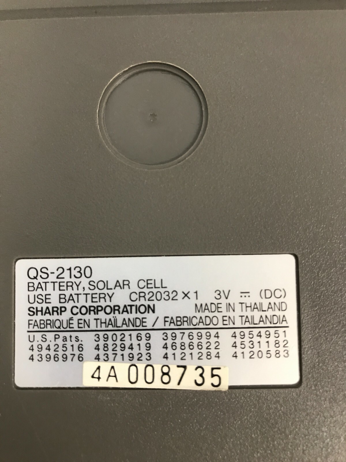 VINTAGE SHARP COMPET QS-2130 SOLAR CALCULATOR | eBay