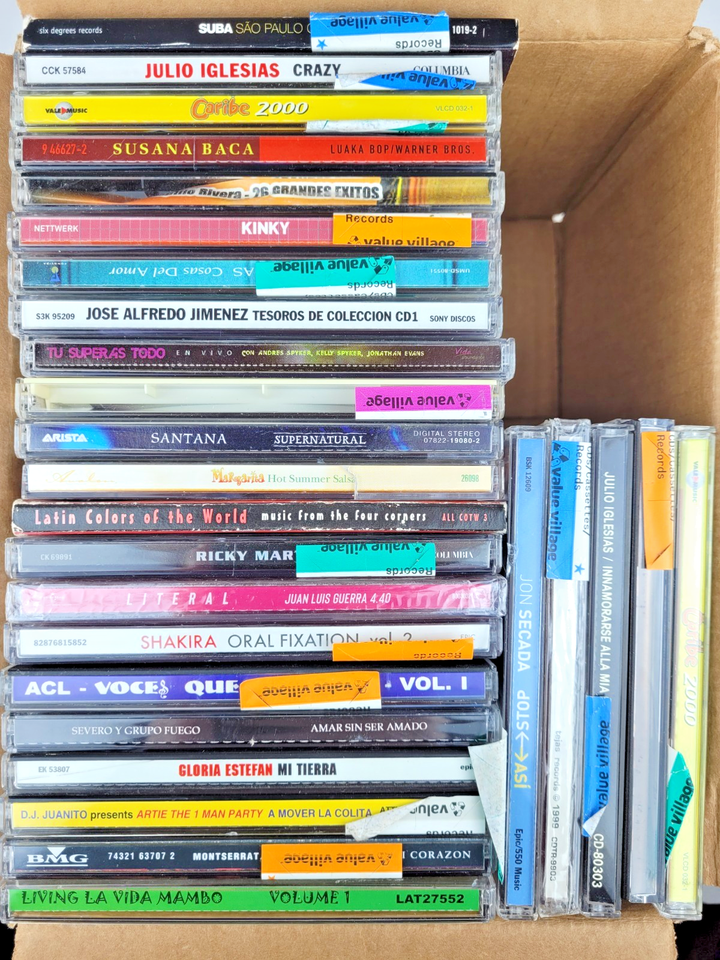 Lot Of 20+ Latin Music CDs Spanish Salsa Flamenco Ricky Estefan Shakira ...