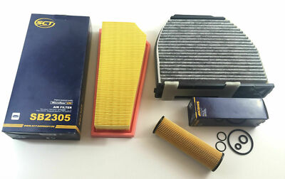 Ölfilter Luftfilter Aktivkohlefilter E-Klasse W212 S212 A207 C207 200 ...