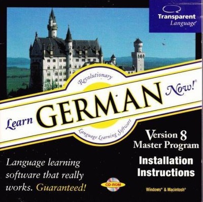 Learn German Now! 8.0 PC MAC CD learn language vocabulary speech ...