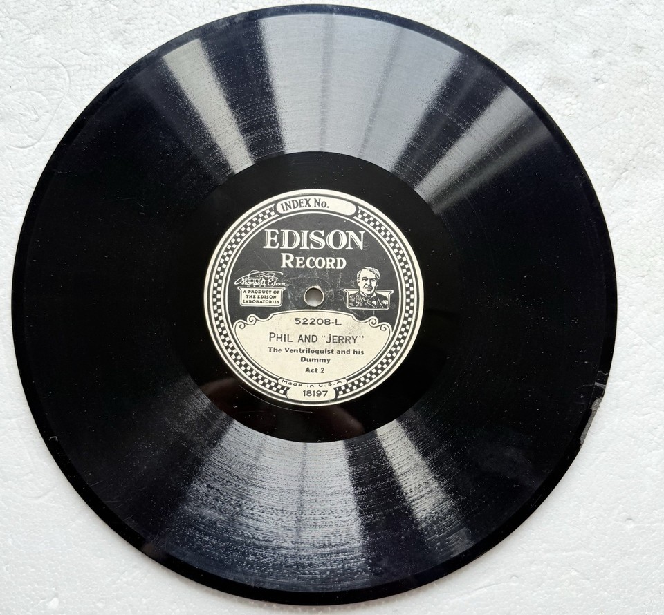 Edison Diamond Disc Record 52208 (ELECTRIC) - Phil And Jerry - The ...