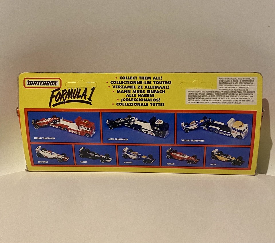 Matchbox Race Car Transporter Formula 1 - Williams Team | eBay UK