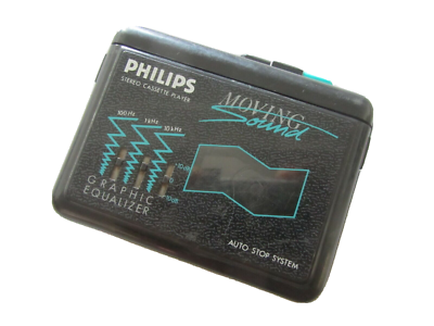 Philips D-6616 Moving Sound Cassette Player Walkman Graphic Equalizer ...