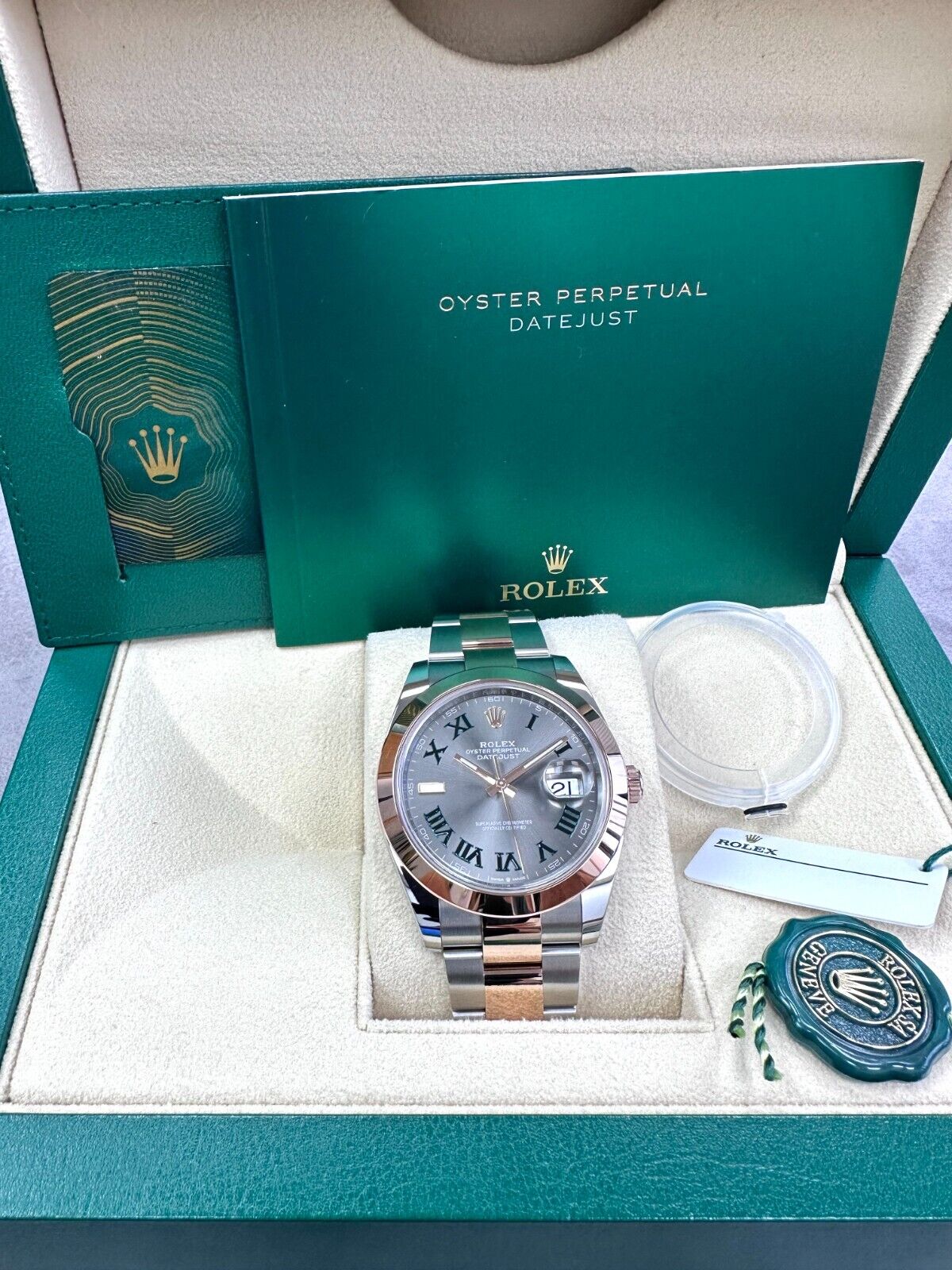 Rolex Datejust 41 126301 Wimbledon Unworn 2022 Full Set With Receipt ...