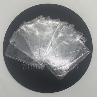 NEW Soft Clear Plastic Card Sleeves Protectors for ID Cards 10PCS | eBay