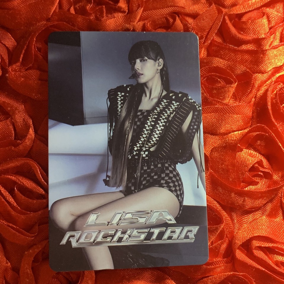 LISA BLACKPINK Rock Queen KPOP Girl Photo Celebrity Idol Card Fit Hot ...