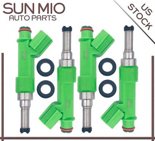 23250-0V010 4Pcs Fuel Injector For Toyota Camry Highlander RAV4 Sienna ...