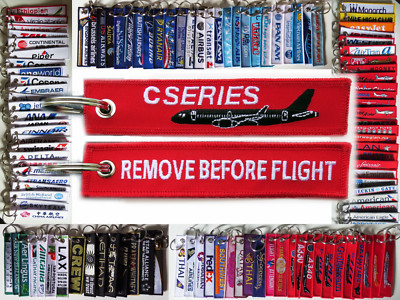 Keyring Bombardier CSERIES CS100 / CS300 tag Pilot A220 A220-300 A220 ...