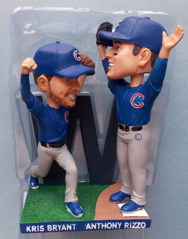 2017 Chicago Cubs Baseball - Kris Bryant Anthony Rizzo "FINAL OUT ...