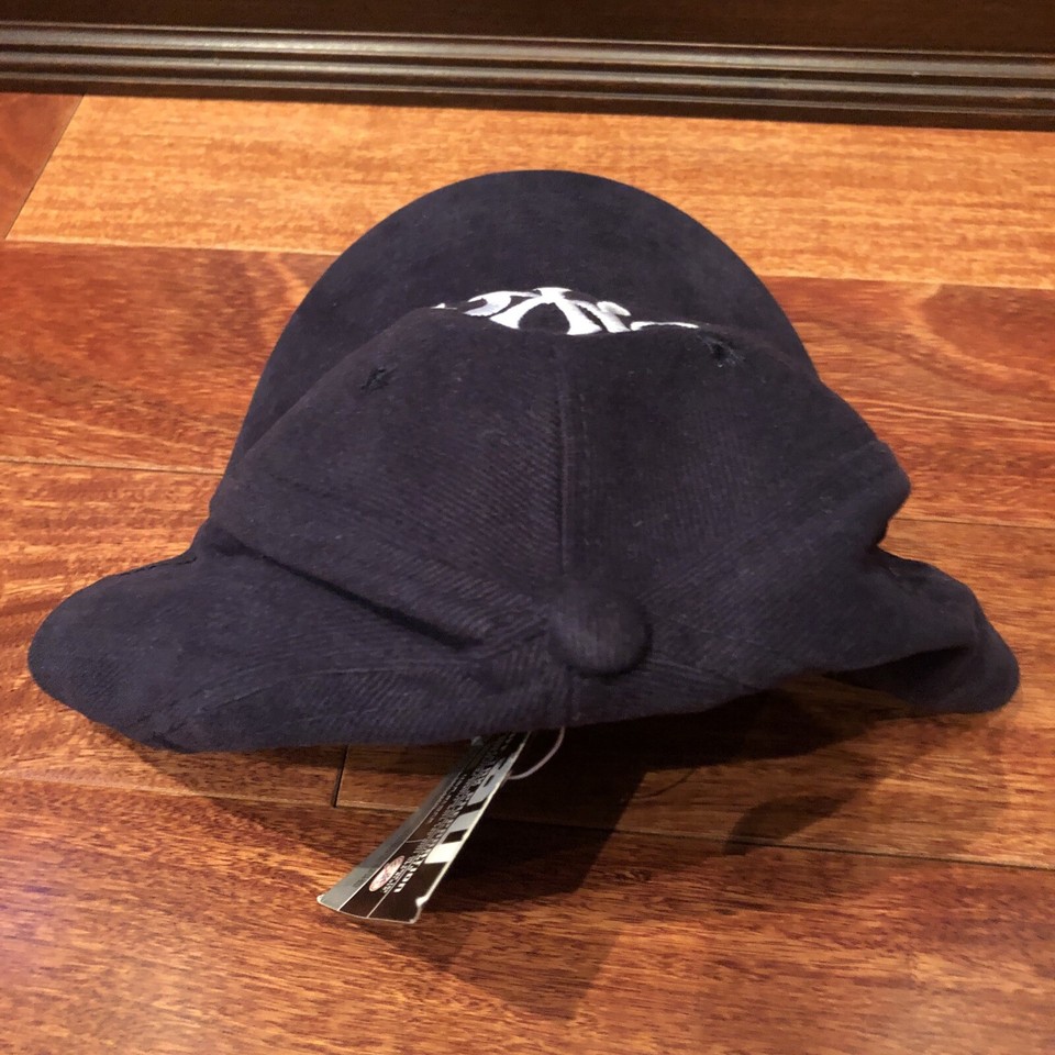 NWT NEW YORK YANKEES MLB BLUE BASEBALL HAT CAP H & R BLOCK 2011 ...