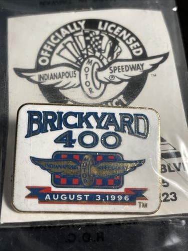 1996 BRICKYARD 400 Indianapolis NASCAR Pin Dale Jarrett winner Lapel ...