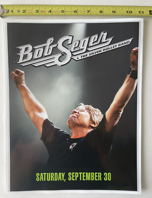 Official Bob Seger 2013 Concert Tour Promotional Mini Poster - 11x14 ...