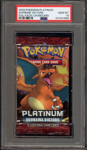 Pokemon Platinum Supreme Victors Charizard Authentic Sealed Booster ...
