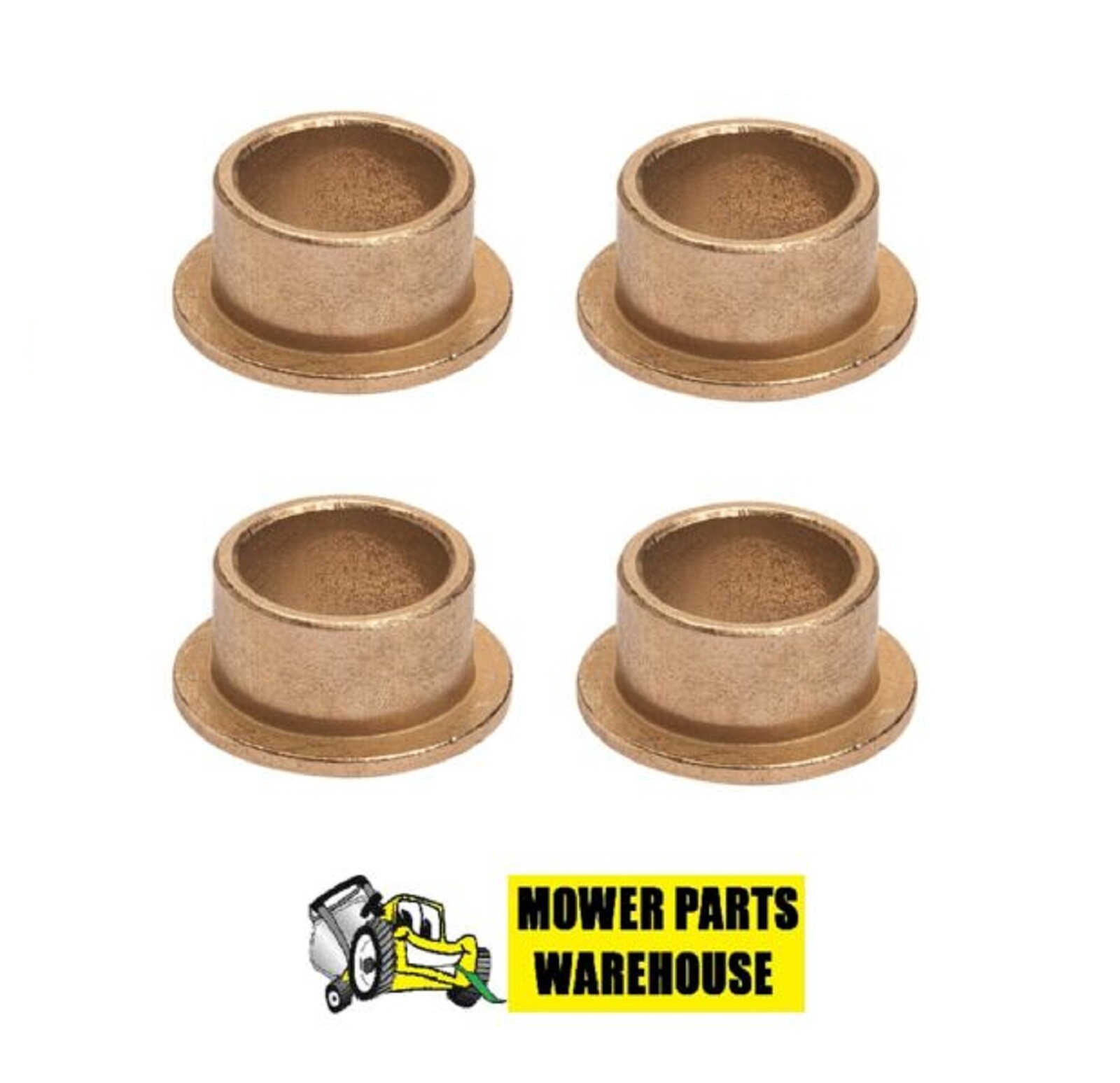 4 CASTER BUSHINGS FOR JOHN DEERE M83541 FERRIS 1520822 SCAG 48100-02 ...