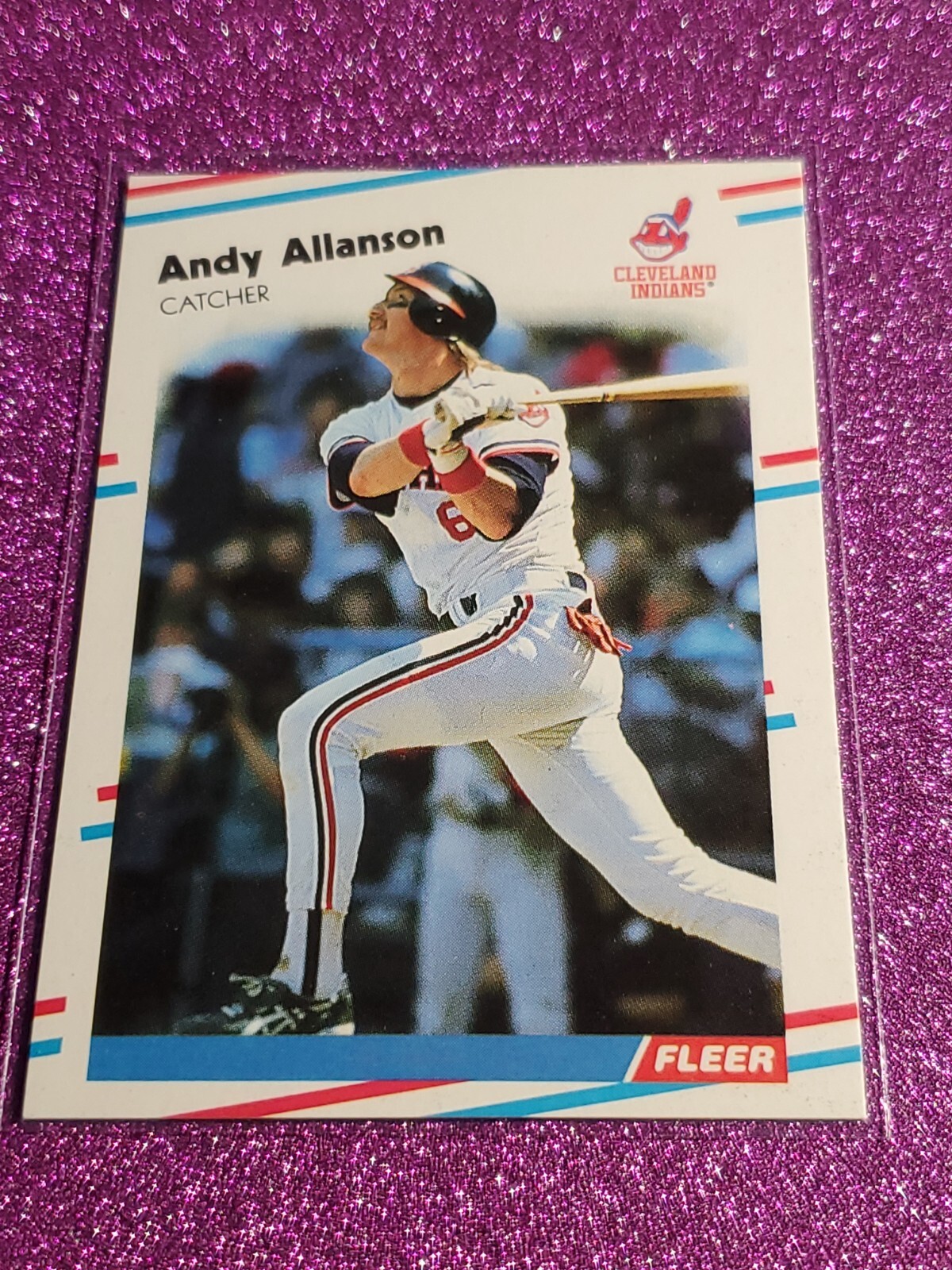 1988 Fleer Update #U-21 Andy Allanson RC Rookie Cleveland Indians | eBay