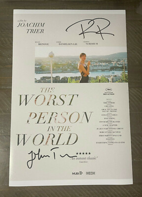 WORST PERSON IN THE WORLD x2 signed autograph 12x18 photo Renate ...