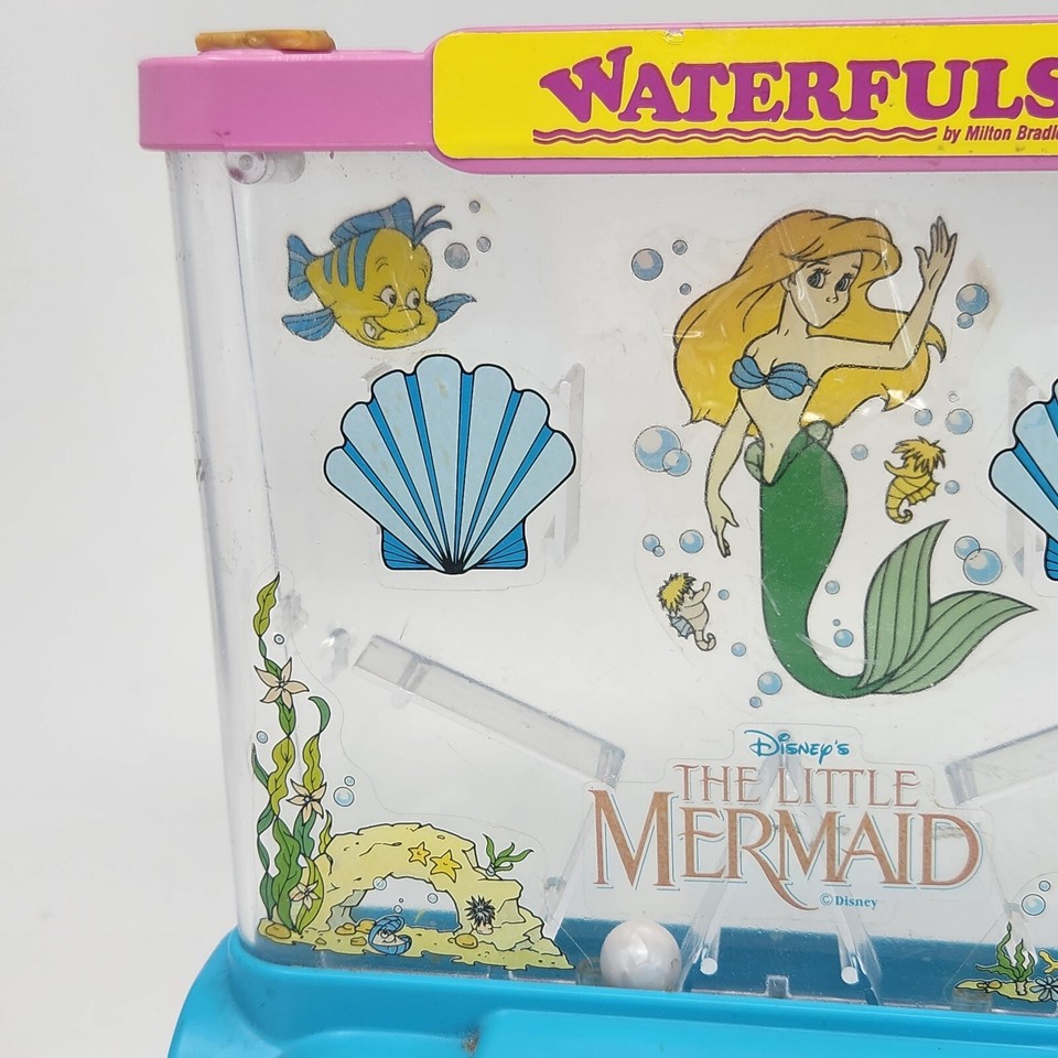 VINTAGE 1990's TOMY WATERFULS MILTON BRADLEY THE LITTLE MERMAID WATER ...