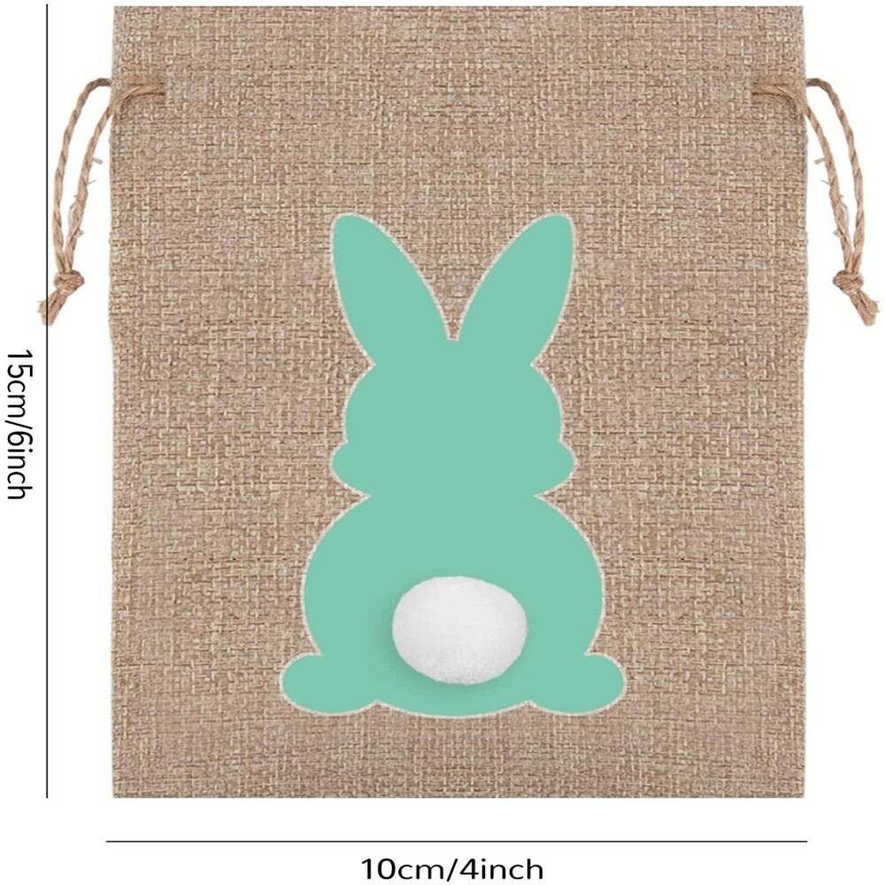 DIY Bunny Packing Bags Rabbit Printing Party Decoration Portable Rabbit ...