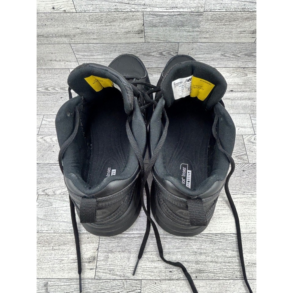 New Balance 608 Men's Training Shoes MX608AB5 Black Leather Cushioned ...