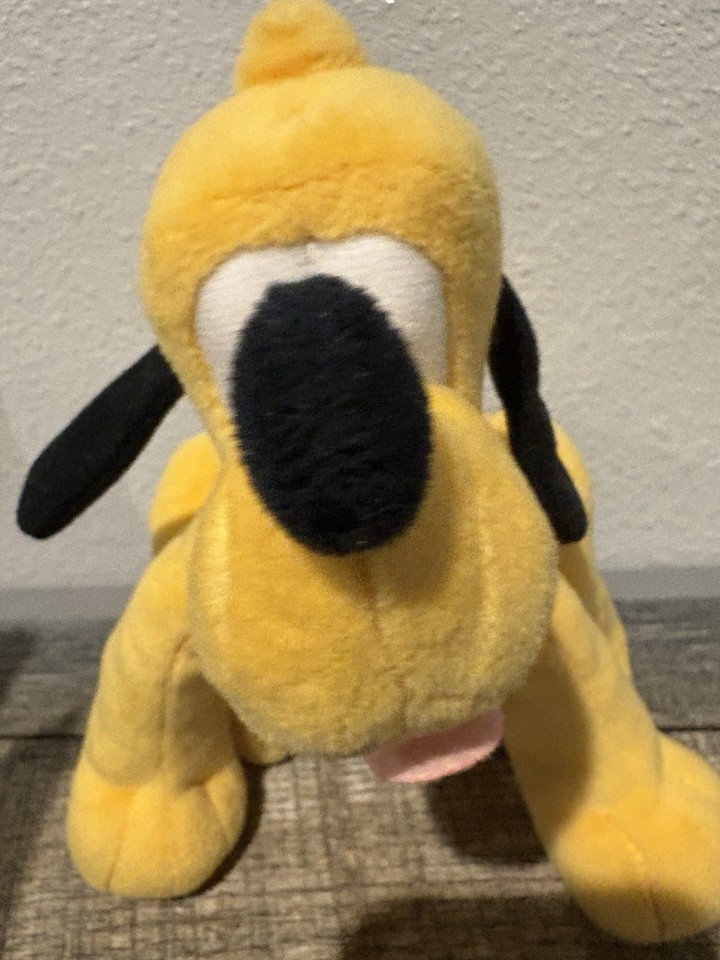 Disney Pluto Dog Stuffed Animal Plush Toy 2015 Just Play Puppy Plushie Stuffie | eBay