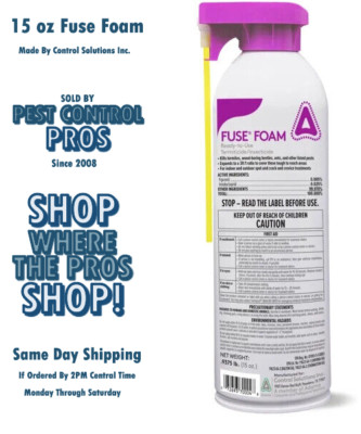 15 oz Fuse Foam Termite Ant CONTROL Insectide Fipronil Termiticide NO ...