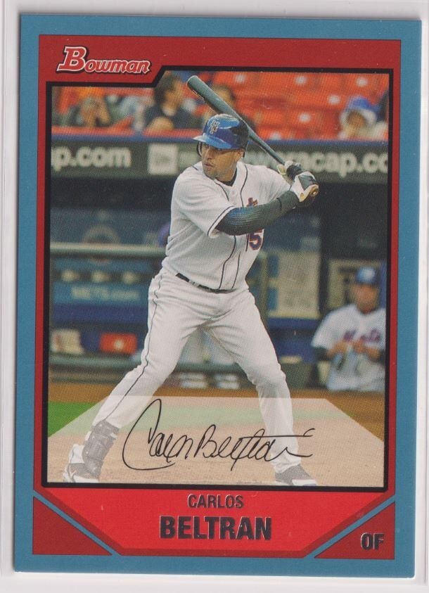 2007 Bowman Blue #176 Carlos Beltran | eBay