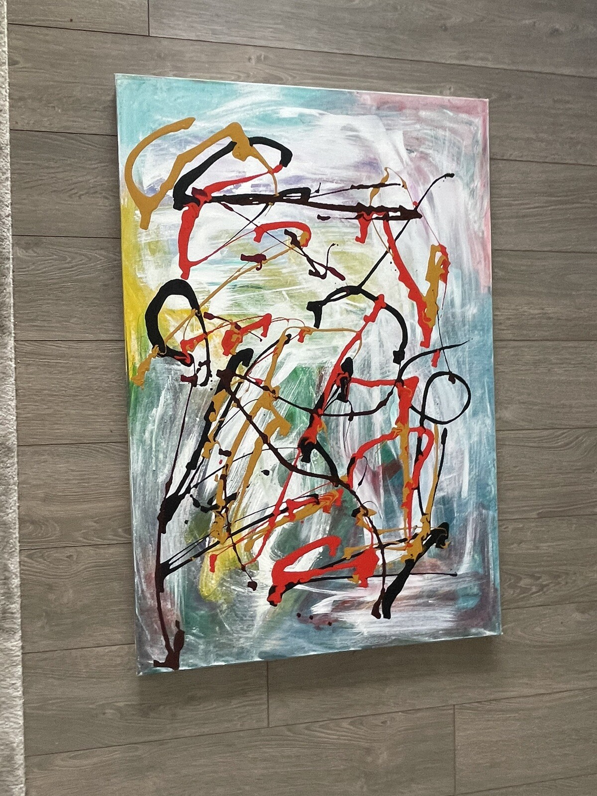 HILDA EPNER 1929 - 2023 - SUPERB ABSTRACT - LISTED ARTIST 24”x36” | eBay