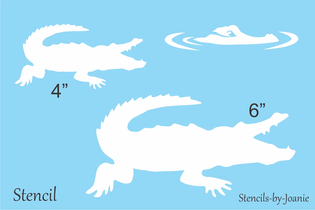 Alligator Stencil