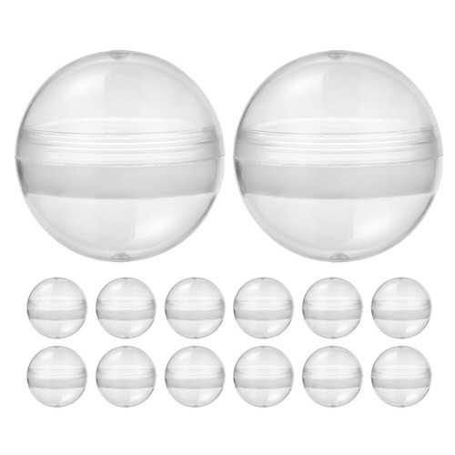 50 Pcs Transparent Shell Gumball Vending Machine Capsules Refills | eBay
