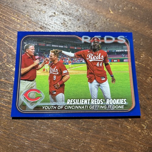 2024 Topps Series 1 Resilient Reds Rookies #133 Elly De La Cruz Matt ...