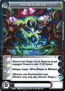 Chaotic Ihun'kalin 60/222 BTD 1st Edition Foil Rare Min Energy | eBay