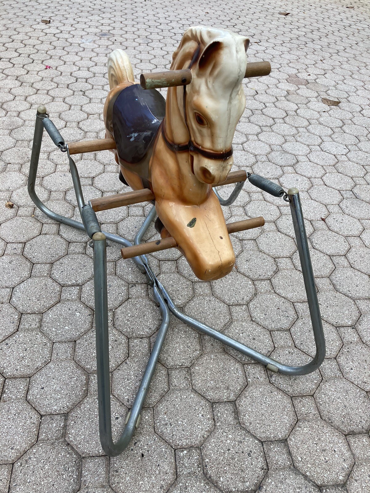 VINTAGE SPRING ROCKING WONDER HORSE | eBay