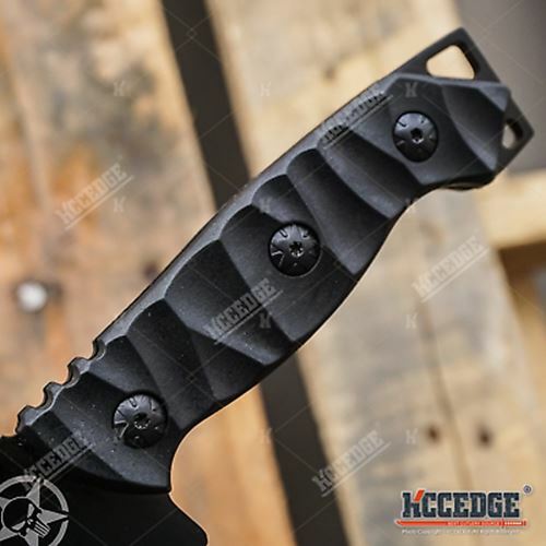 11" TACTICAL FIGHTING CLEAVER FULL TANG FIXED BLADE KNIFE RAZOR SHARP