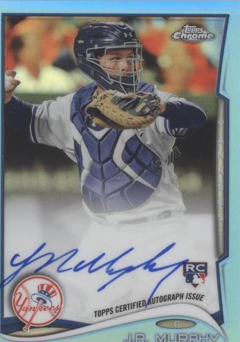 2014 Topps Chrome - J.R. Murphy #69 Image Variation Blue Refractor ...