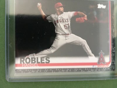 2019 Topps Update #US137 Black Parallel Hansel Robles 12/67 Angels | eBay