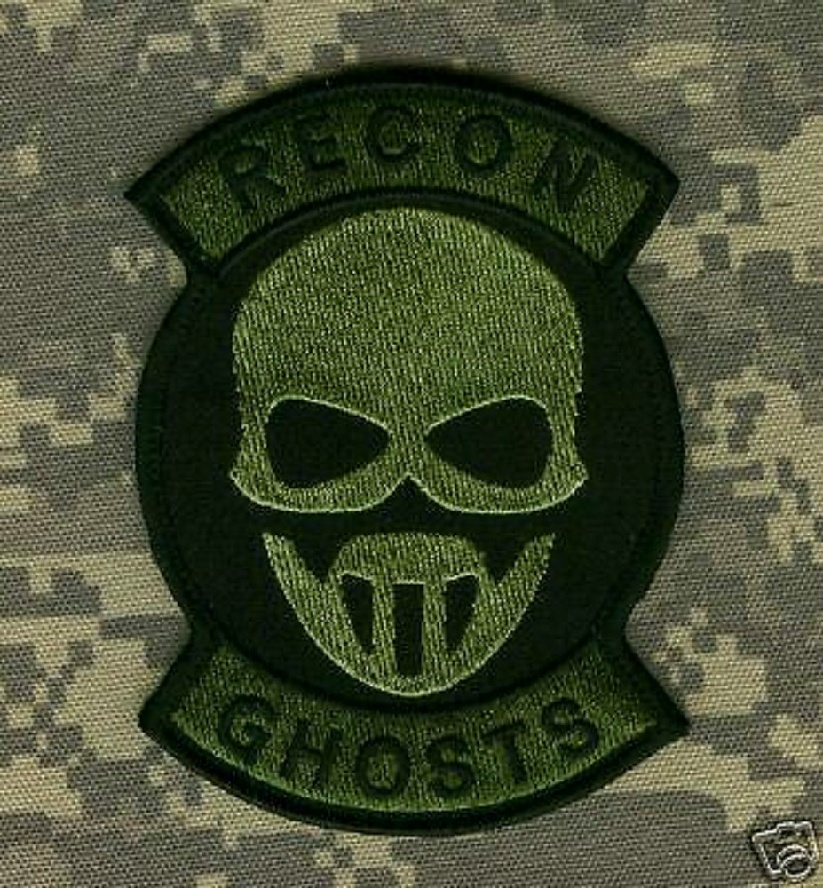 USMC FORCE RECON TALL GRASS SNIPER ODA OD CAMO vêlkrö PATCH: GRAW GHOST ...