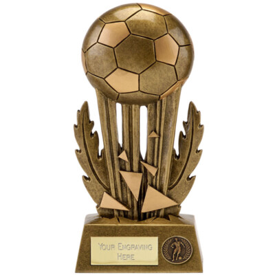 Football Trophy 2 Sizes FREE ENGRAVING A1618 Heavy resin construction ...