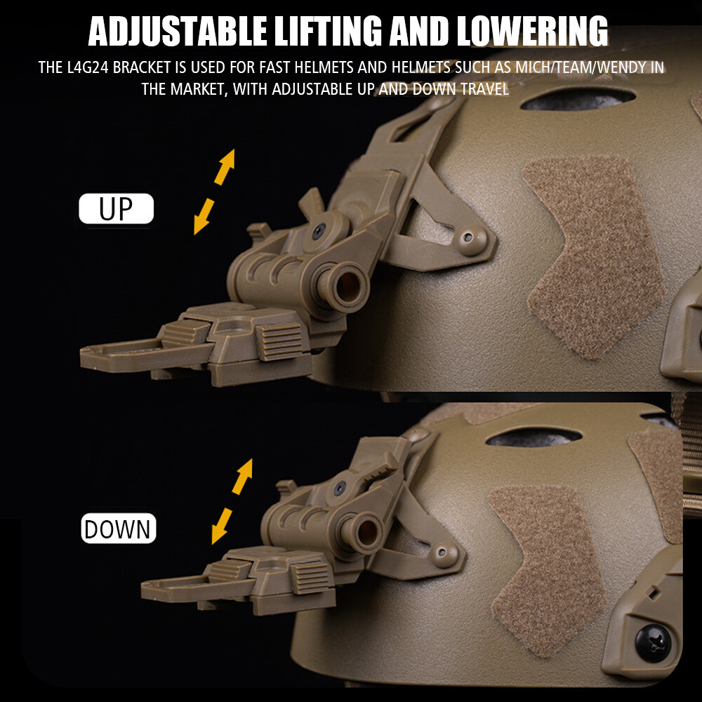 Airsoft Helmet L4G69 NVG Night Vision Goggle Mount For PVS15 PVS18 ...