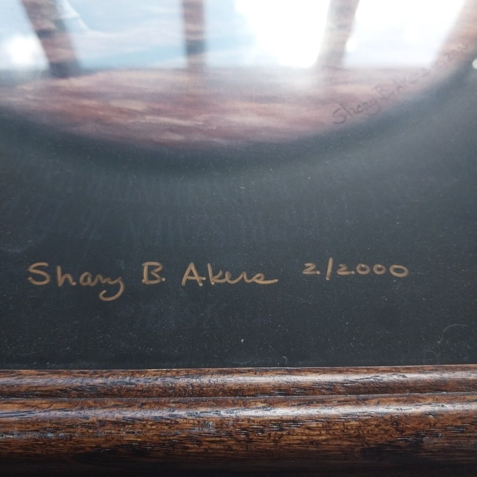 Signed Autographed By Shary B. Akers Scottsdale 2000 Print #2 Out of ...