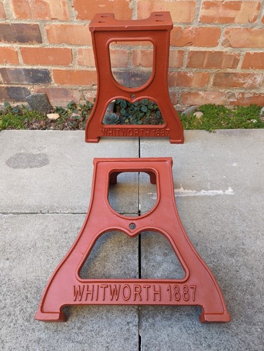 Cast Iron Bench Legs in vintage industrial style | eBay UK