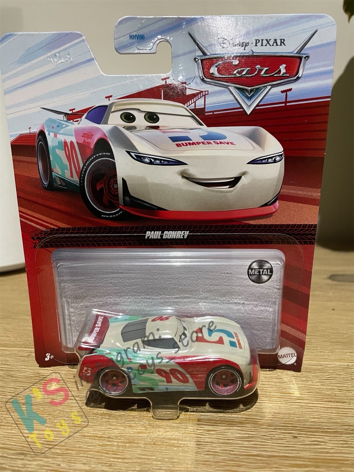 NEW / Disney Pixar The World of Cars Paul Conrev Color Changers 2 in 1