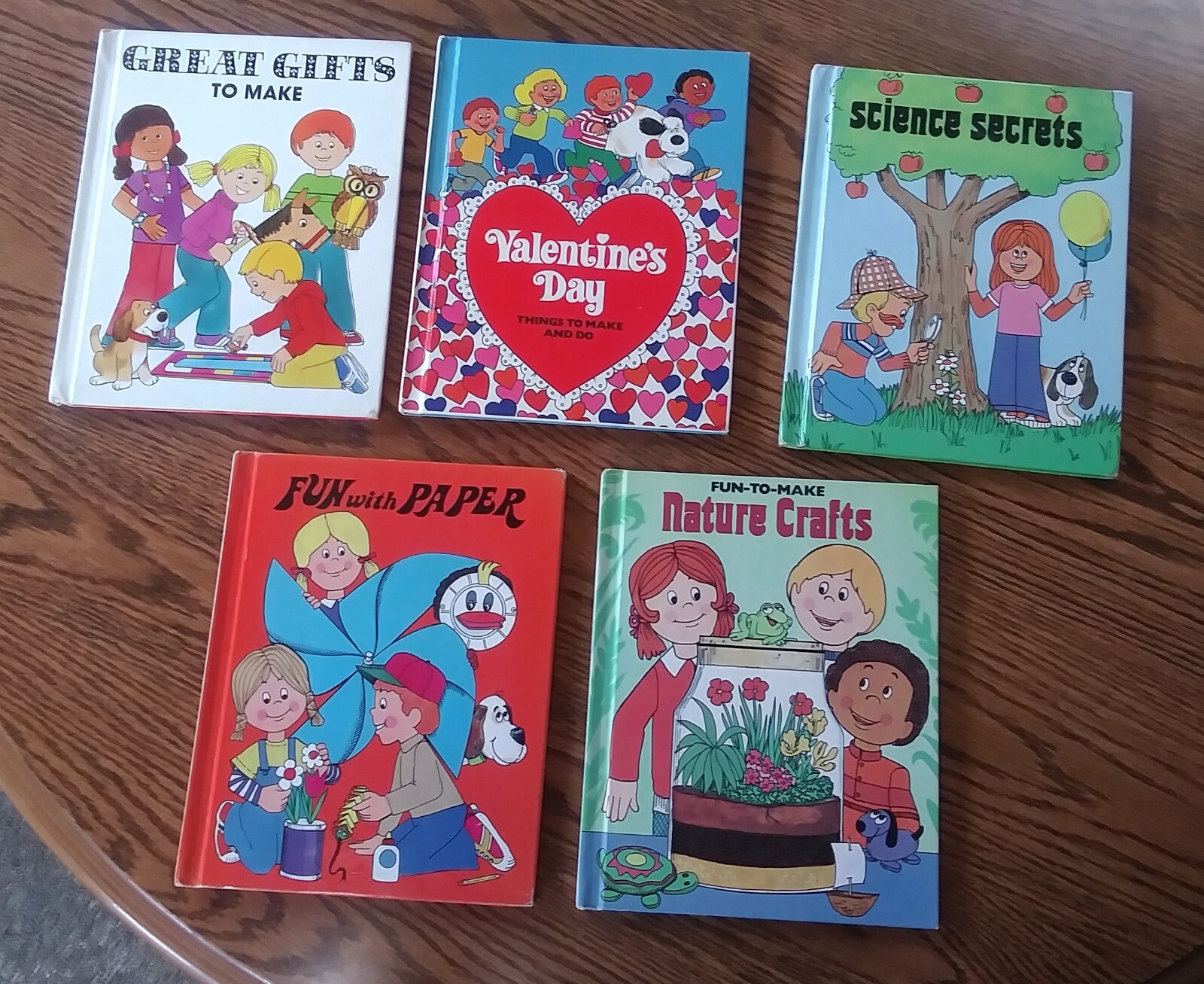 5 vintage Children's Craft Books Troll Associates Things to do and make ...