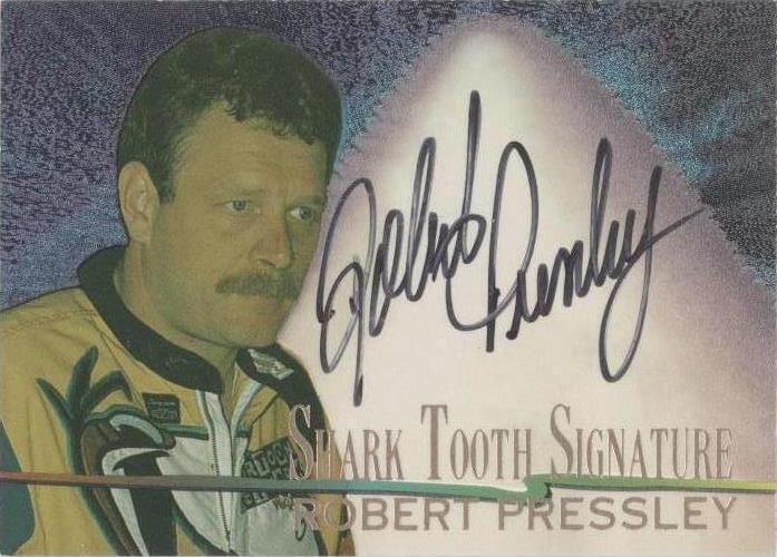 1997 Wheels Race Sharks - Shark Tooth Signatures Robert Pressley #ST8 ...